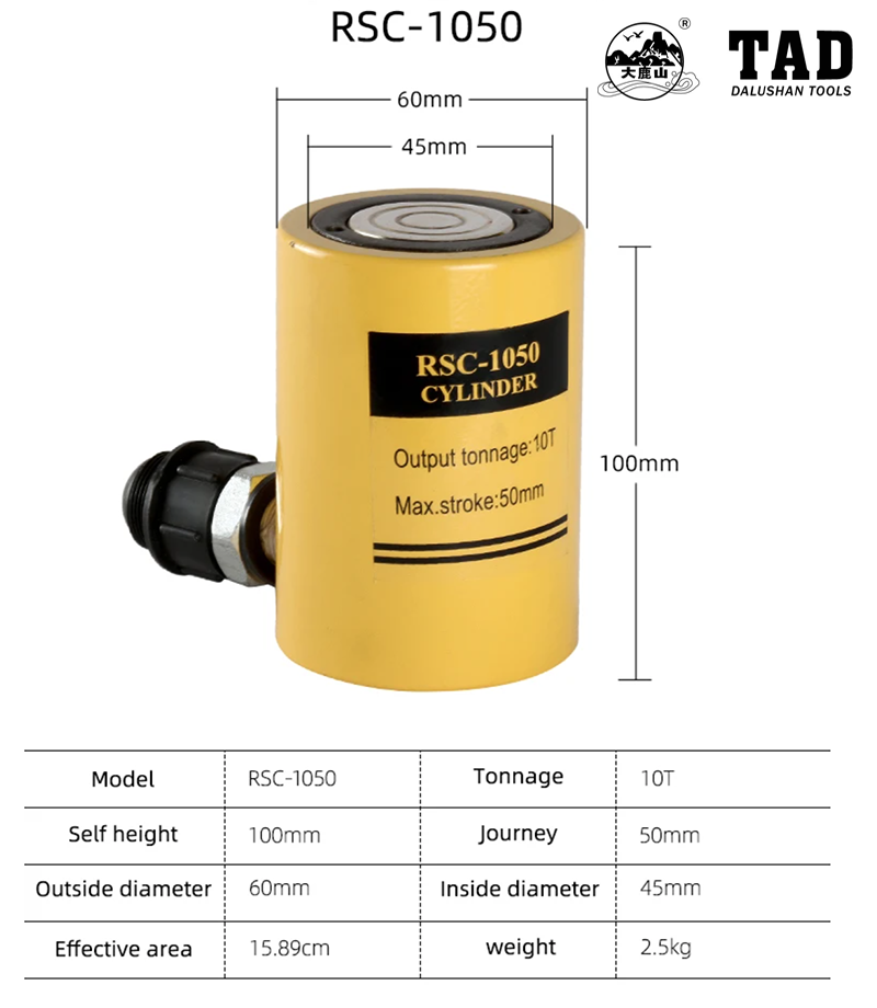 KÍCH THỦY LỰC RSC-1050 ⋆ THIẾT BỊ THỦY LỰC CHINH HÃNG